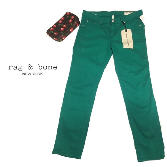 rag & bone | Jeans | Nwt Rag Bone Kelly Green Capri Jeans Pants | Poshmark